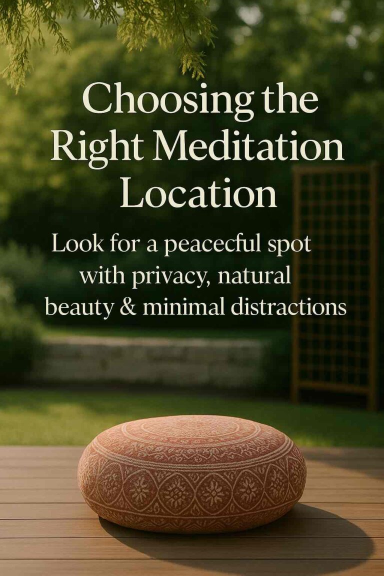 Create a Serene Outdoor Meditation Space That Transforms Your Mindset