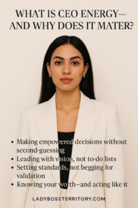 CEO Energy: Think and Lead Like the Woman in Charge